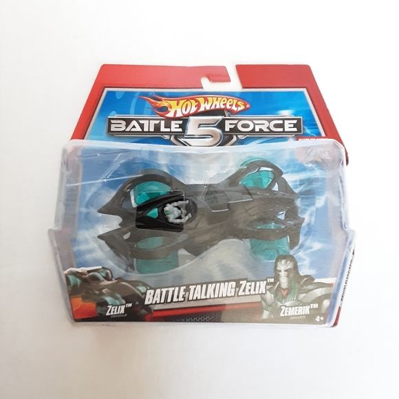 Mattel | Toys | Hot Wheels Battle Force 5 Battle Talking Zelix New ...